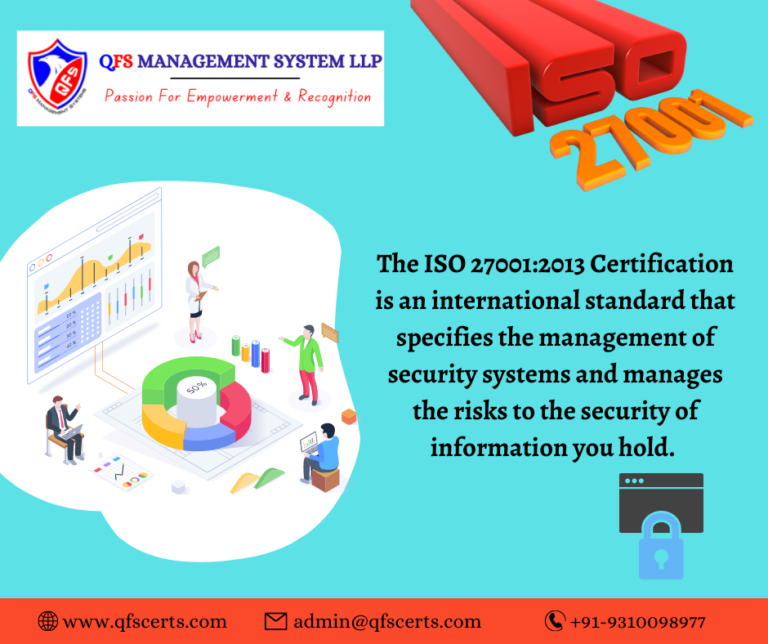 ISMS ISO 27001 Certification - QFS Certs